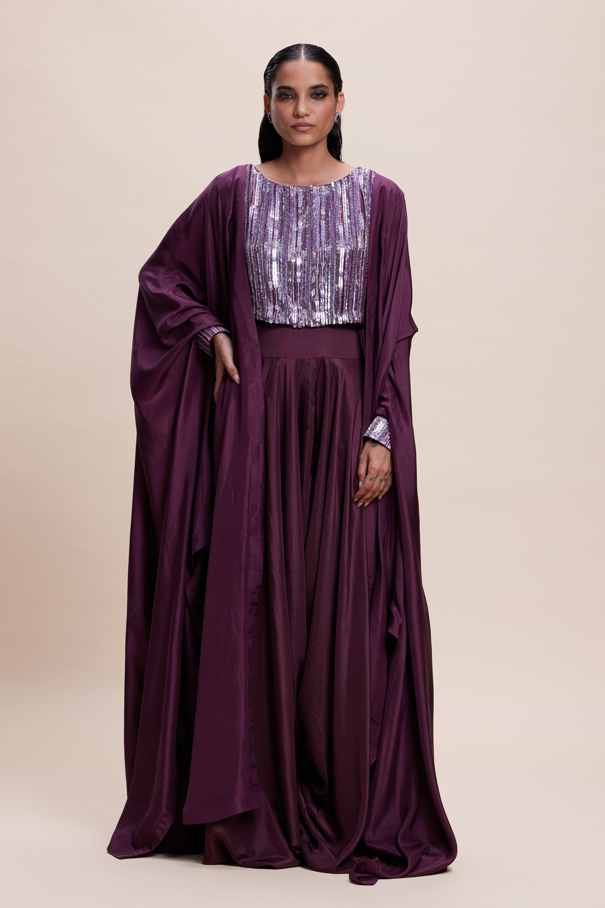 Wine Cape Set – Kangana Trehan